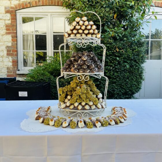 The Cannoli Tower | Sicilian Treat for Events in the United Kingdom